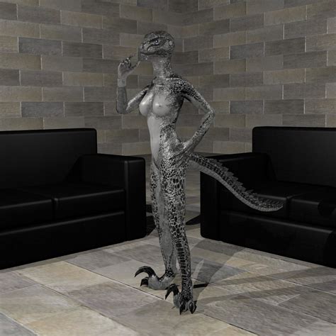 Rule 34 3d Anthro Argonian Blender Brick Female Lizard Nude Pose