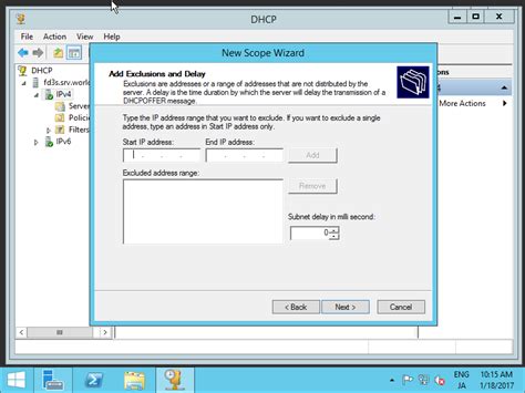windows server 2012 r2 configure dhcp server server world