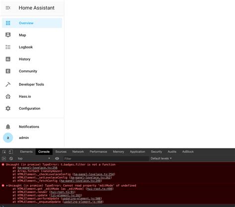 t badges filter is not a function andand cannot read property editmode