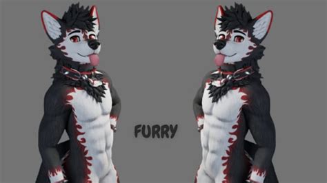 Commission A Custom 3d Furry Vrchat Avatar Nsfw Game Asset Fursona