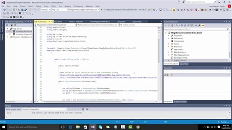 xamarin sqlite orm setup android youtube