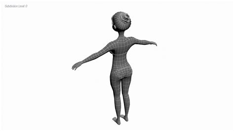 3d Model Sexy Cartoon Girl Character Turbosquid 1618892