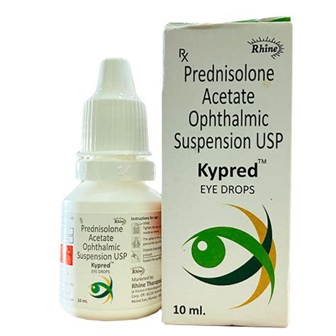 Prednisolone Acetate Ophthalmic Suspension Usp Eye Drops Kingsmed Phar