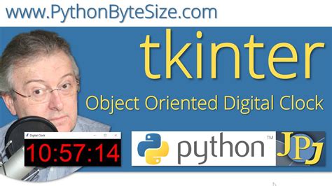 a digital clock built with object oriented python and