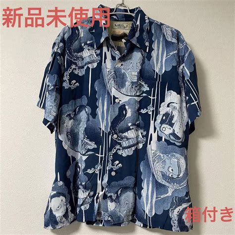 新品未使用 箱付きsunsurf サンサーフ 葛飾北斎 アロハシャツ Lサイズ メルカリ
