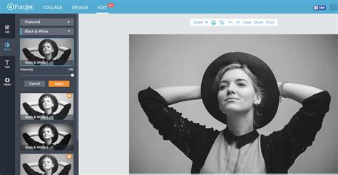 how to make photos black and white