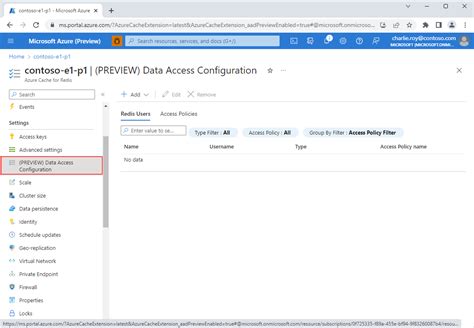 configure role based access control with data access policy azure
