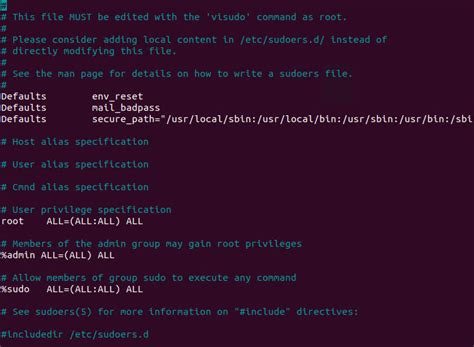 linux sudo command run commands with root privileges