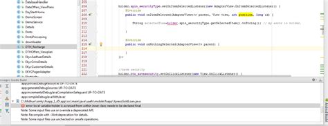 how to add listener to a spinner inside listview adapter in android