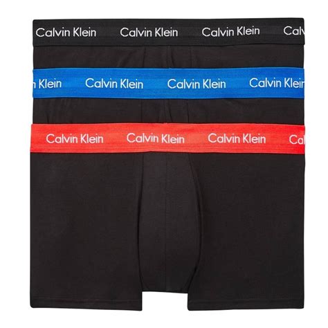 Calvin Klein 3 Pack Low Rise Trunk Cotton Stretch Multi 2664g M9x