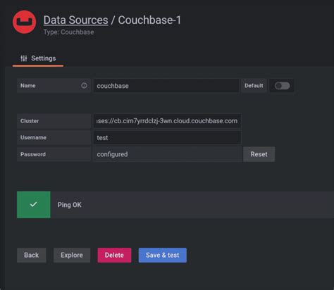 tutorial grafana dashboards with couchbase couchbase developer portal