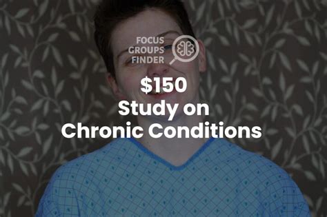 Paid Online Focus Group On Chronic Conditions 150 Fg Finder