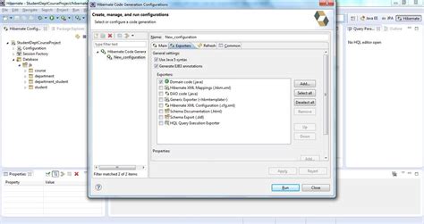 how to do reverse code generation of hibernate jpa pojo entities using