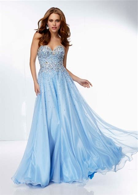 A Line Strapless Sweetheart Neckline Long Pink Chiffon Beaded Prom Dress