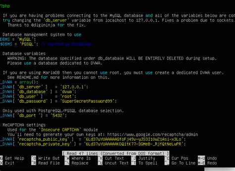 could not connect to the mysql service please check the config file