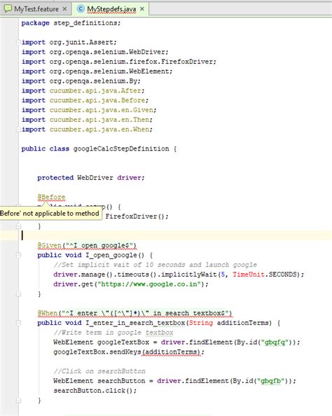 java cucumber on intellij getting errors as soon as i set up new