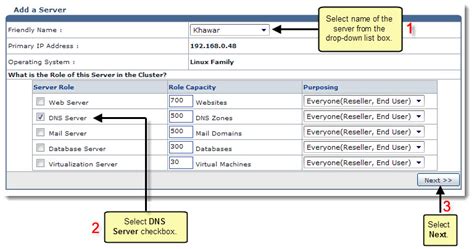 adding a dns server