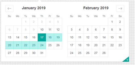 highlight days on hover when using multidate · issue 2453