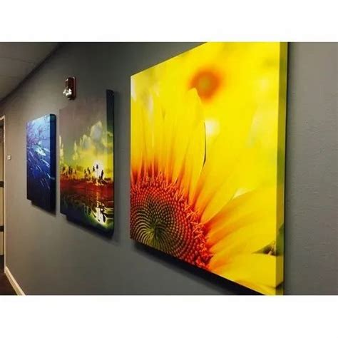 uv eco solvent wood canvas printing service in local area rs 150