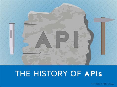 the history of the api nordic apis