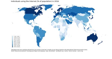 creating a choropleth map of the world in python using