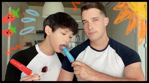 The Hottest Lollipop Kissing Challenge Gay Couple Challenge Youtube