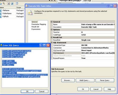 passing variables to and from an ssis task simple talk