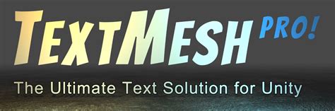 textmesh pro advanced text rendering for unity beta now available