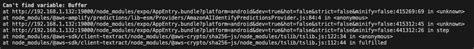 amazonaipredictions provider gives a `cant t find variable buffer