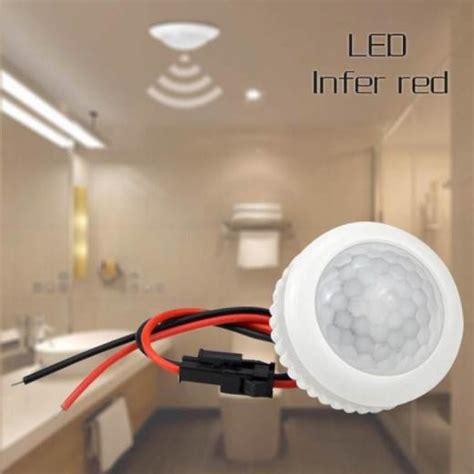 ac 220v pir motion sensor 45mm to turn on off ir infrared human body