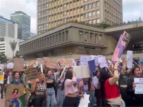 Marchas Del Día De La Mujer En Vivo Movilizaciones Por El Día De La