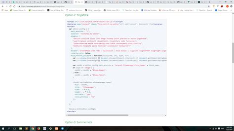 how to integrate vue tinymce editor with laravel file