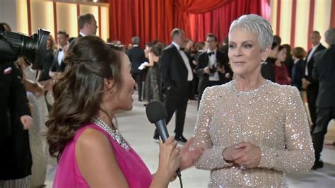 Oscars 2023 Abc7s Memorable Moments With Jamie Lee Curtis Other