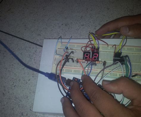 counter 0 99 using arduino uno and two 7display