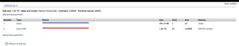 how can i get the file server appliance to use the entire lvm partition