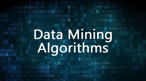 data mining algorithms list of top 5 data mining algorithm to learn