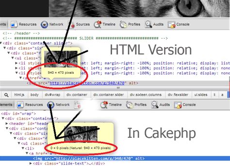 javascript image not being displayed height and width resized to 0 0