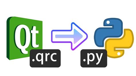 how to create and convert a qtdesigner qrc file to python youtube