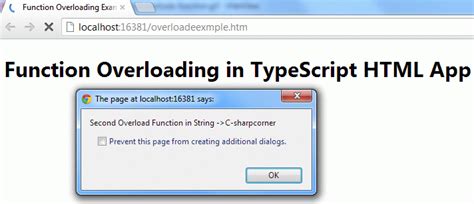function overloading in typescript
