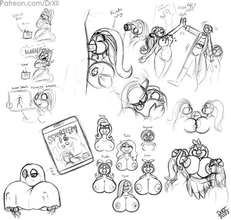 Rule 34 Anthro Areola Avian Beak Big Breasts Bird Bisexual Bodily