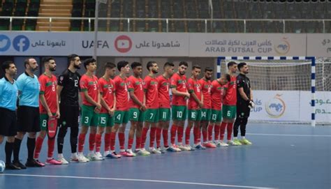 تأهل المنتخب الوطني المغربي لكرة القدم داخل القاعة إلى المباراة