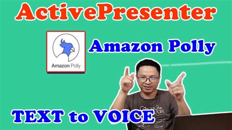 how to add amazon polly text to speech to activepresenter 8 new