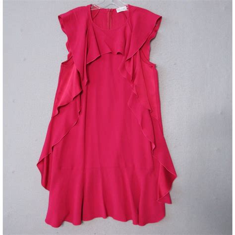 Red Valentino Dresses Red Valentino Ruffle Shift Dress Cocktail