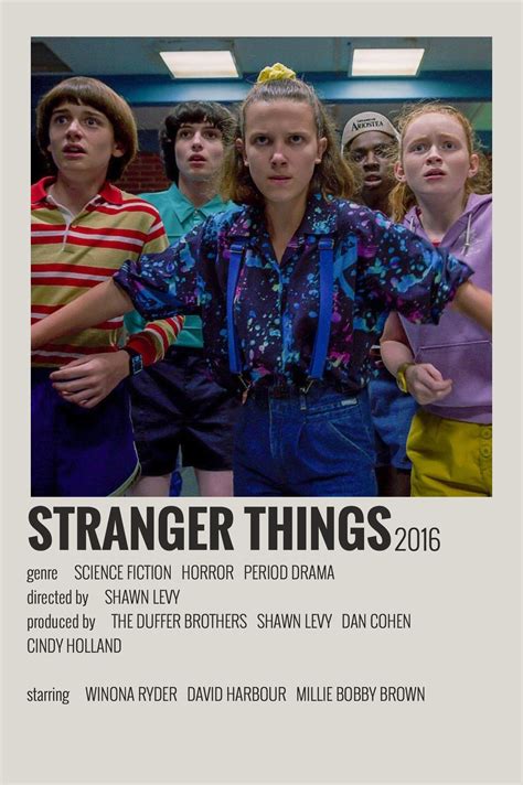 Alternative Minimalist Movie Show Polaroid Poster Stranger Things Artofit