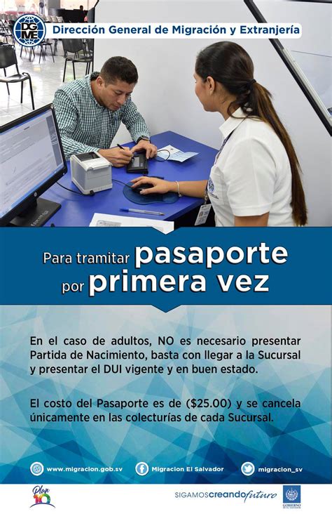 Trámite De Pasaporte Migración Y Extranjería El Salvador