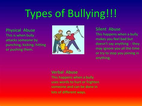 Bullying Understanding The Different Types Of Bullying Images