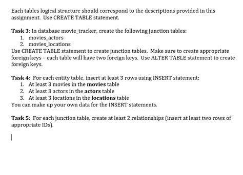 solved write sql queries tasks using mysql workbench cann