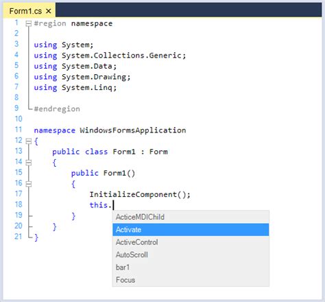 intellisense in windows forms syntax editor control syncfusion