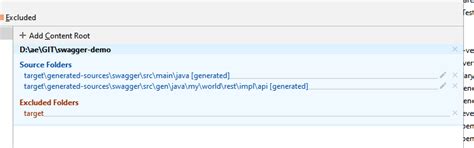 classpath when using swagger codegen maven plugin ides support