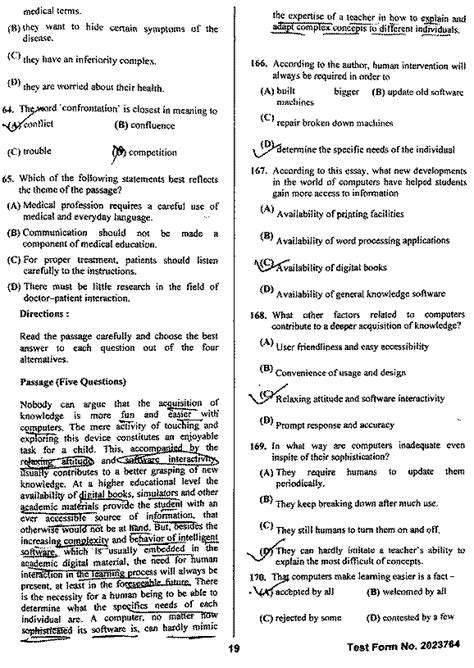 Ssc Cgl Tier 2 English Paper Solved Question Paper With Answer Key Exam